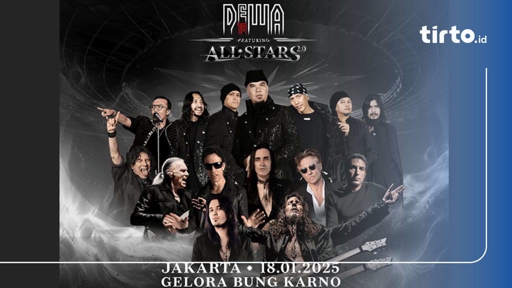 Rundown Konser Dewa 19 ft. All Stars 2025 dan Jam Open Gate