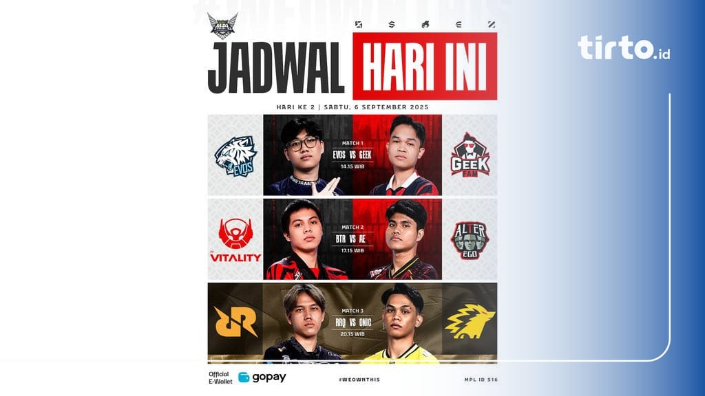 Hasil MPL S16 Hari Ini & Klasemen: ONIC Sikat RRQ di Royal Derby