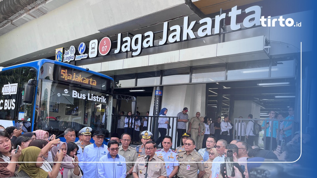 Pramono Ganti Nama Halte Senen Sentral Jadi Halte Jaga Jakarta