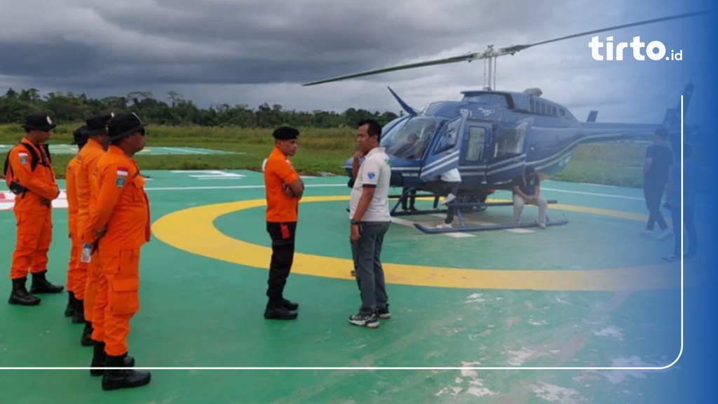 Tim SAR Temukan Jenazah Pilot & HLO dari Heli Jatuh di Mimika