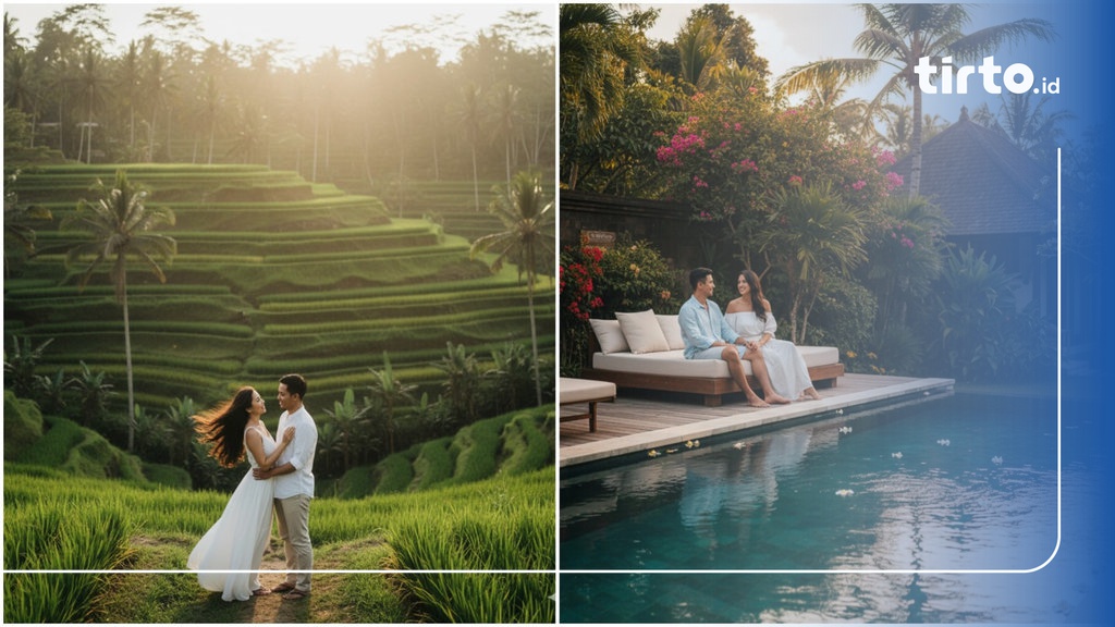 Kumpulan Prompt AI Foto Bareng Pasangan di Bali yang Romantis