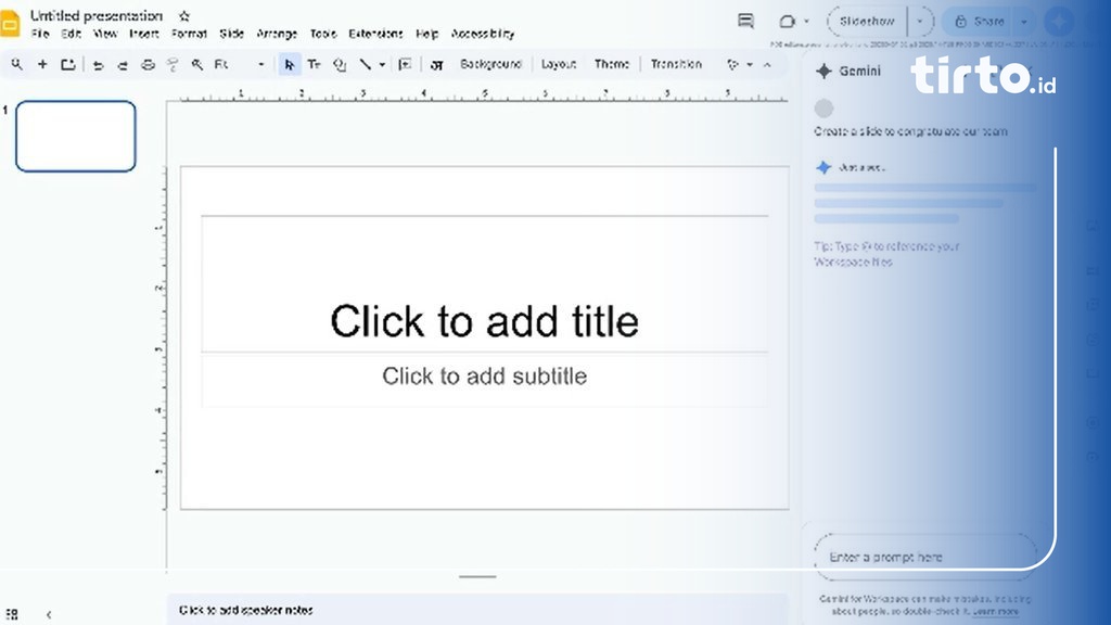 20 Contoh Prompt Gemini AI untuk Membuat PPT dengan Benar