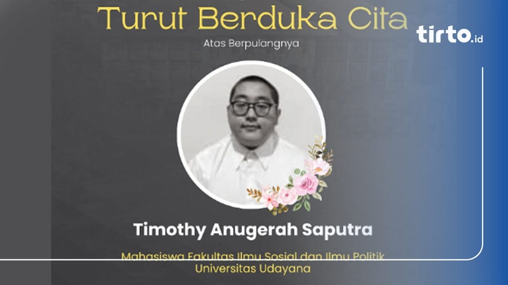 Sosok Timothy Anugerah Mahasiswa Udayana, Dikenal Baik & Ramah