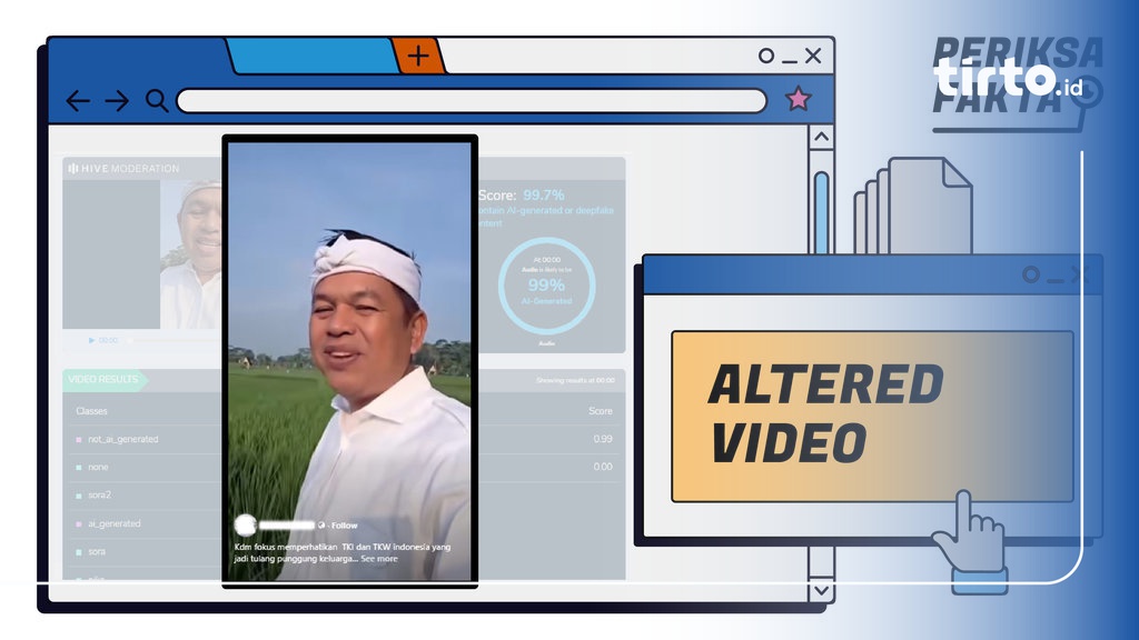Tidak Benar Video KDM Umumkan Bantuan untuk TKI dan TKW
