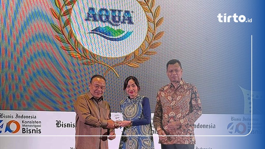 AQUA Terima Penghargaan Produk Air Mineral Terfavorit 2025
