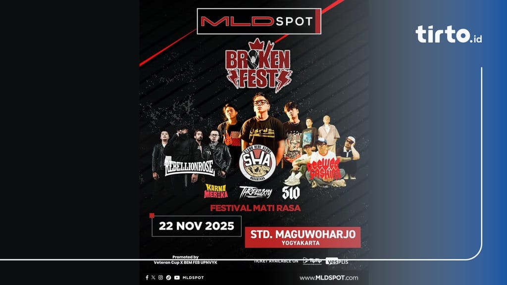 Rundown Konser Broken Fest 2025, Jam Open Gate, & Line Up