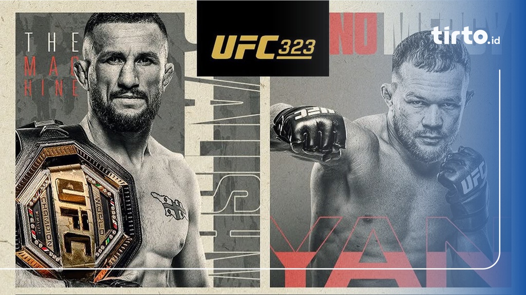 Jadwal UFC 323: Dvalishvili vs Yan, Fight Card, Live di Mana?