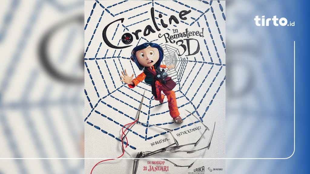 Coraline 3D Tayang Kapan & Apa Beda dari Movie? Cek Link Nonton