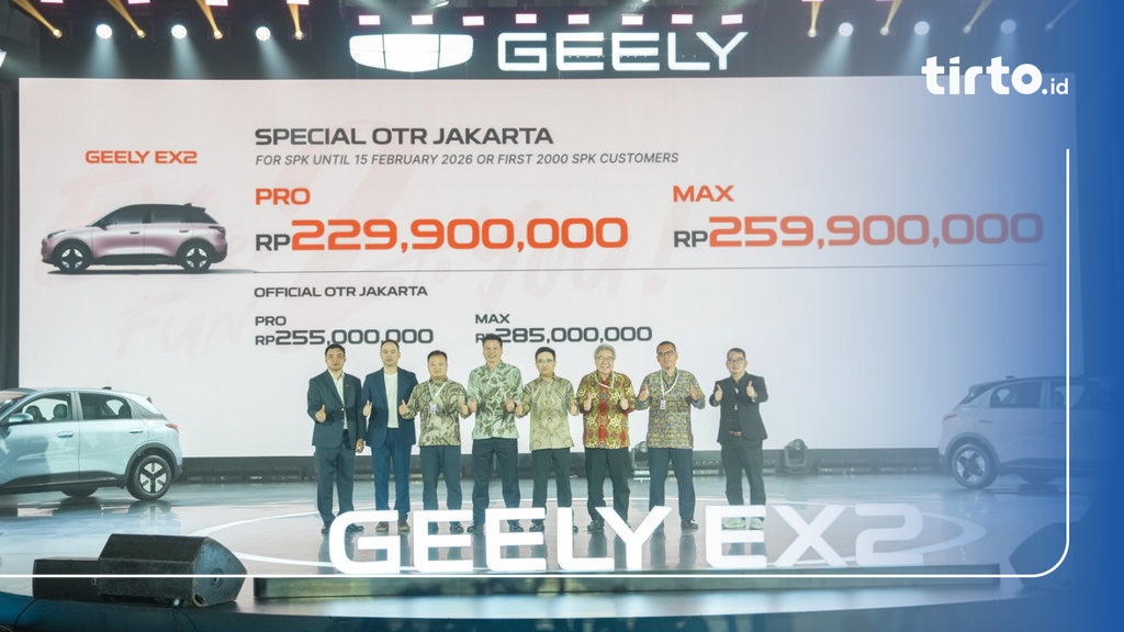 Geely EX2 Resmi Meluncur di Indonesia