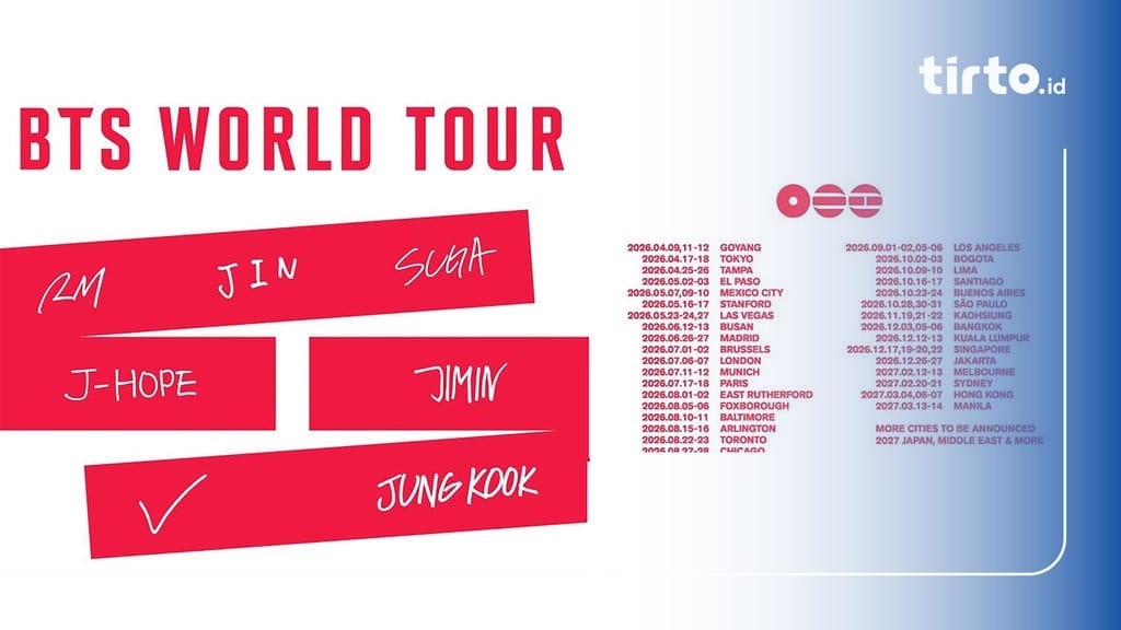 Link Tiket Nonton BTS World Tour Arirang 2026 di CGV & Jadwalnya