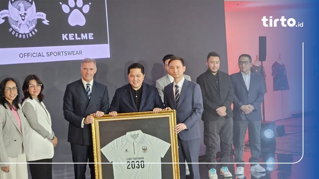 Kelme Resmi Jadi Apparel Timnas Indonesia Hingga 2030