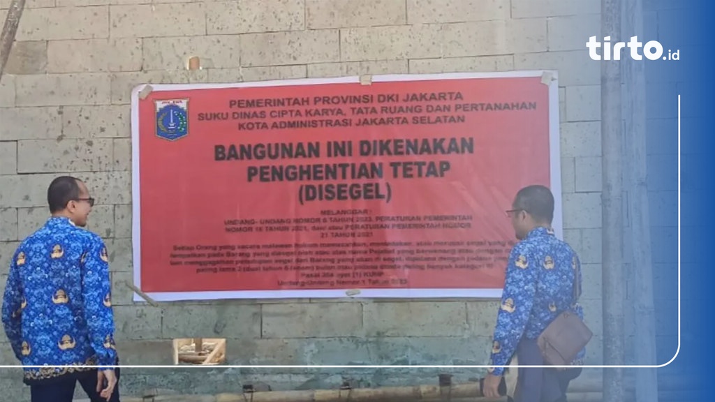 Lapangan Padel di Tebet Disegel karena Tidak Ada Izin PBG