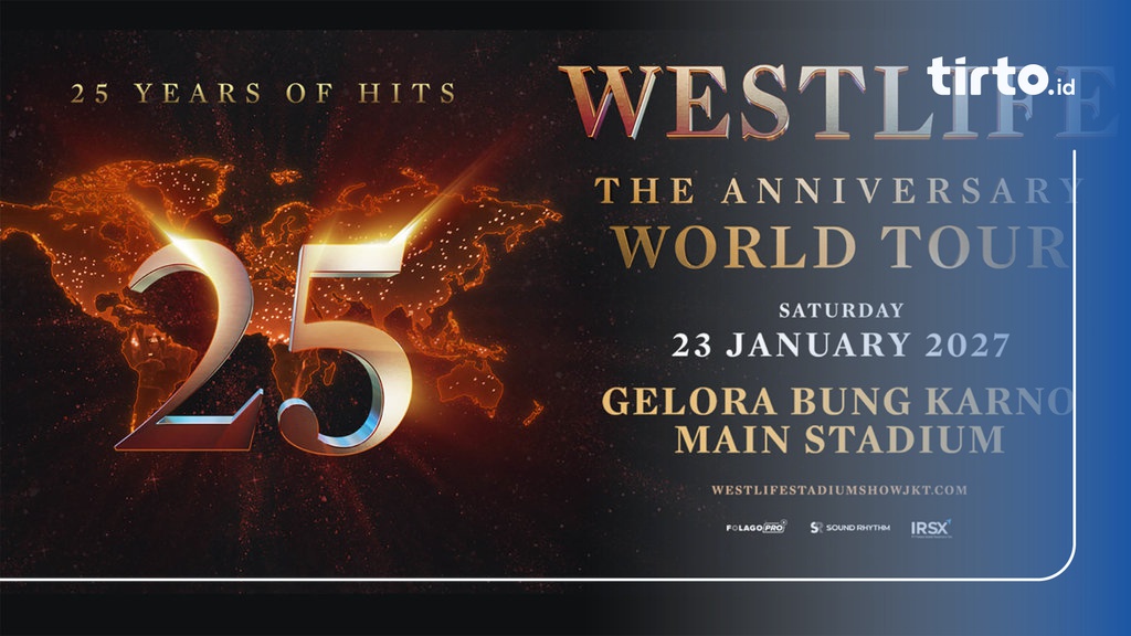 Link Tiket Konser Westlife Jakarta 2026 dan Daftar Harganya
