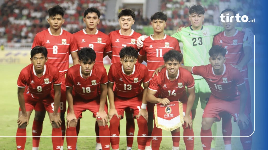 Starting Line-up Timnas U19 Indonesia vs Australia di AFF 2026