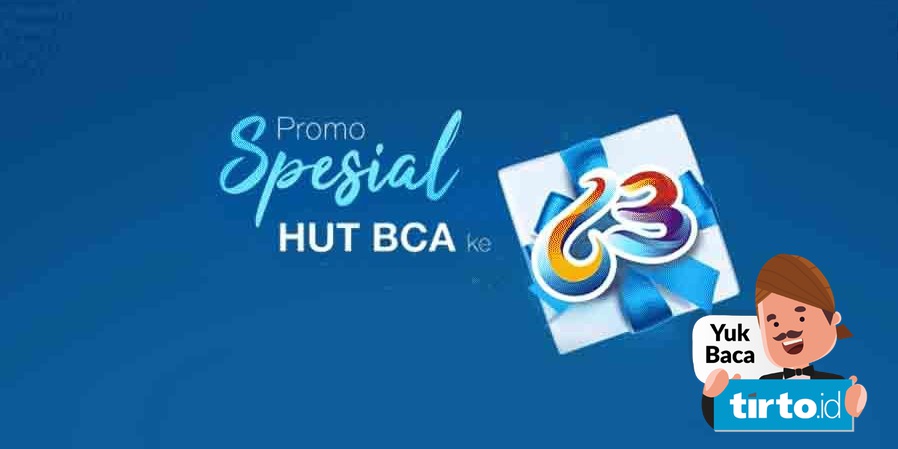 Promo HUT BCA 2020: Diskon Rp63.000 Indomaret dan 63% Javara