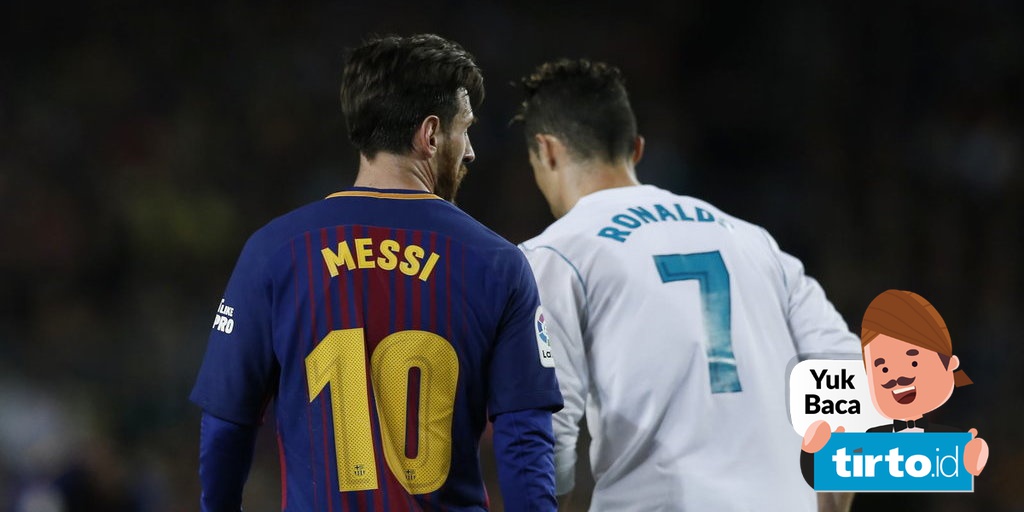 Rekor Pertemuan Ronaldo vs Messi, Siapa Lebih Banyak Gol?