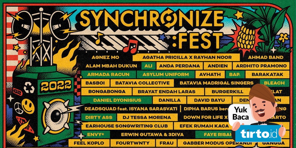 Cara Beli Tiket Synchronize Festival 2022 yang Masih Tersedia