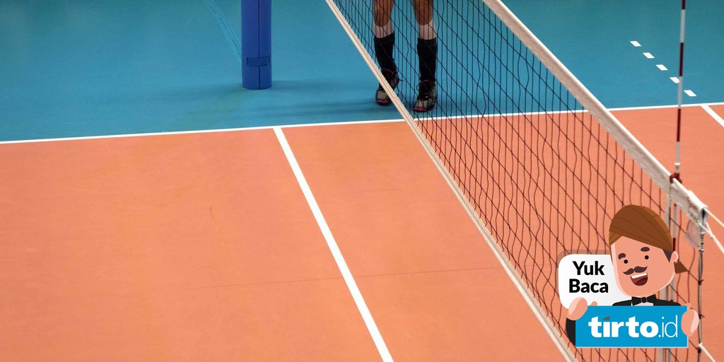 Ukuran Lapangan Bola Voli Beserta Gambarnya dan Tinggi Net