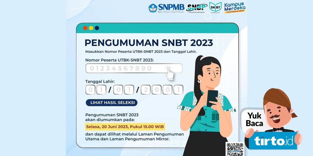 Pengumuman SNBT 2023: Data Peserta Lulus, Persaingan, Cara Cek