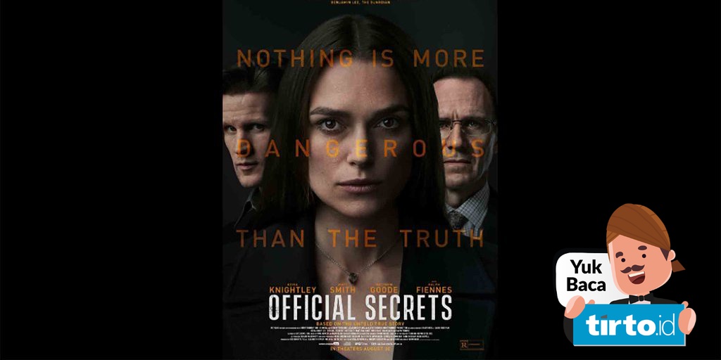 Sinopsis Film Official Secrets di Bioskop Trans TV Premiere
