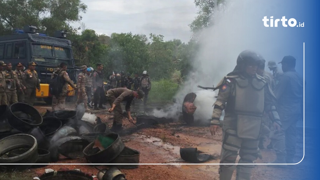 Penyebab Bentrok Di Pulau Rempang Batam Antara Warga Vs Polisi