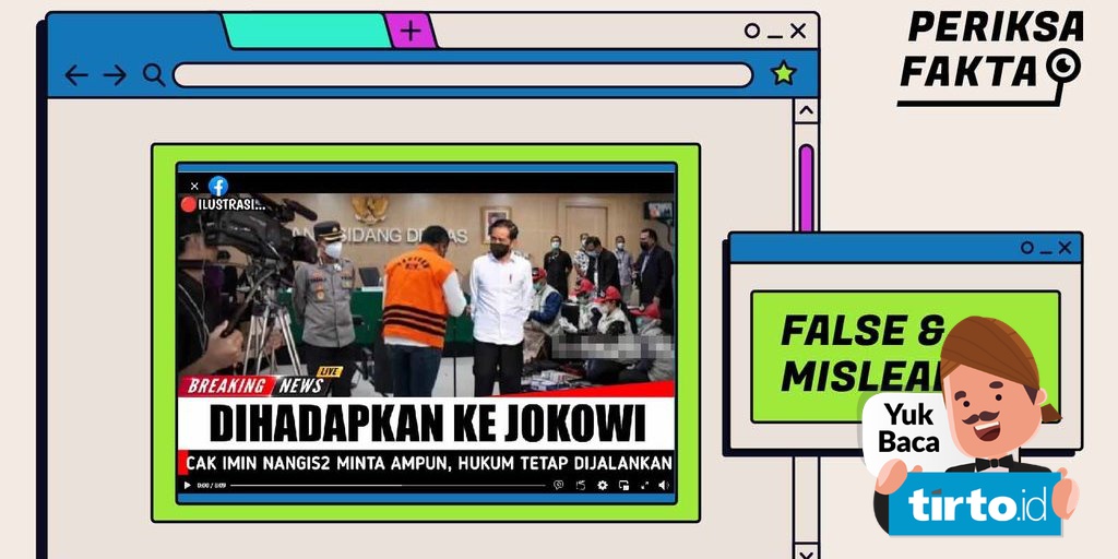 Hoaks Video Cak Imin Minta Ampun ke Jokowi Buntut Kasus Korupsi