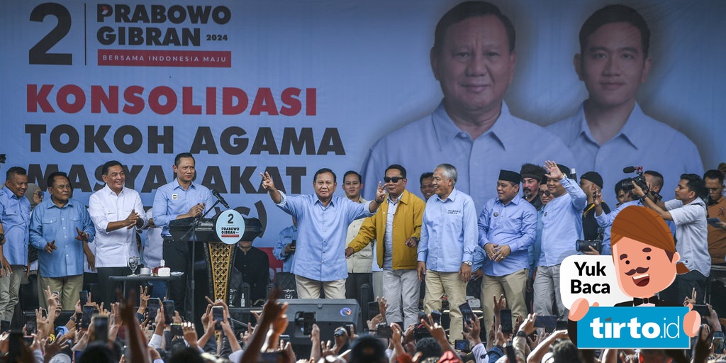 Hari ke-7 Kampanye: Prabowo Pilih Kerja, Gibran ke Tangerang