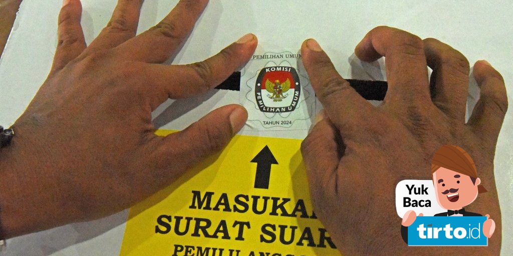 Unduh Background Pemilu 2024 dan Link Twibbon Pilpres 2024