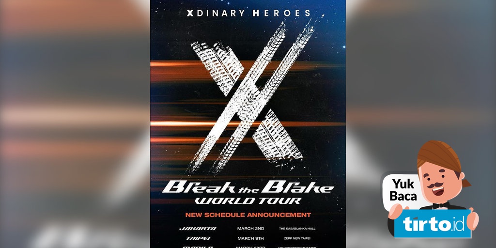 Rundown Konser XDINARY HEROES di Jakarta 2024 dan Jam Open Gate