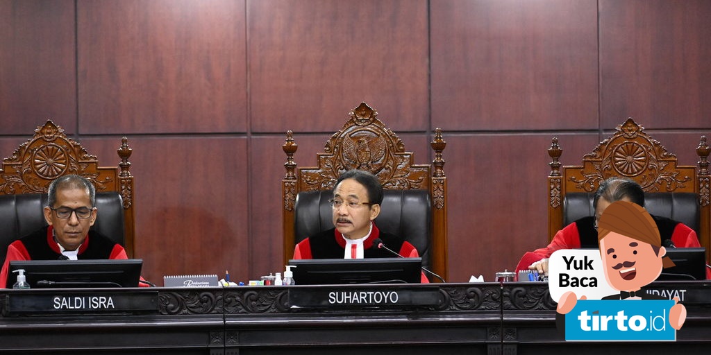 Siapa & Alasan 3 Hakim MK Dissenting Opinion Tolak Gugatan AMIN